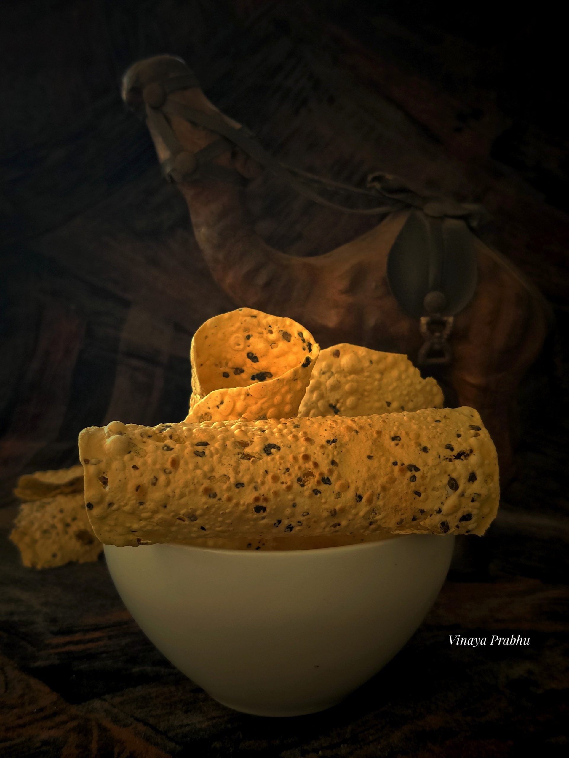 Rajasthani papad. - Vinaya's Culinary Delights