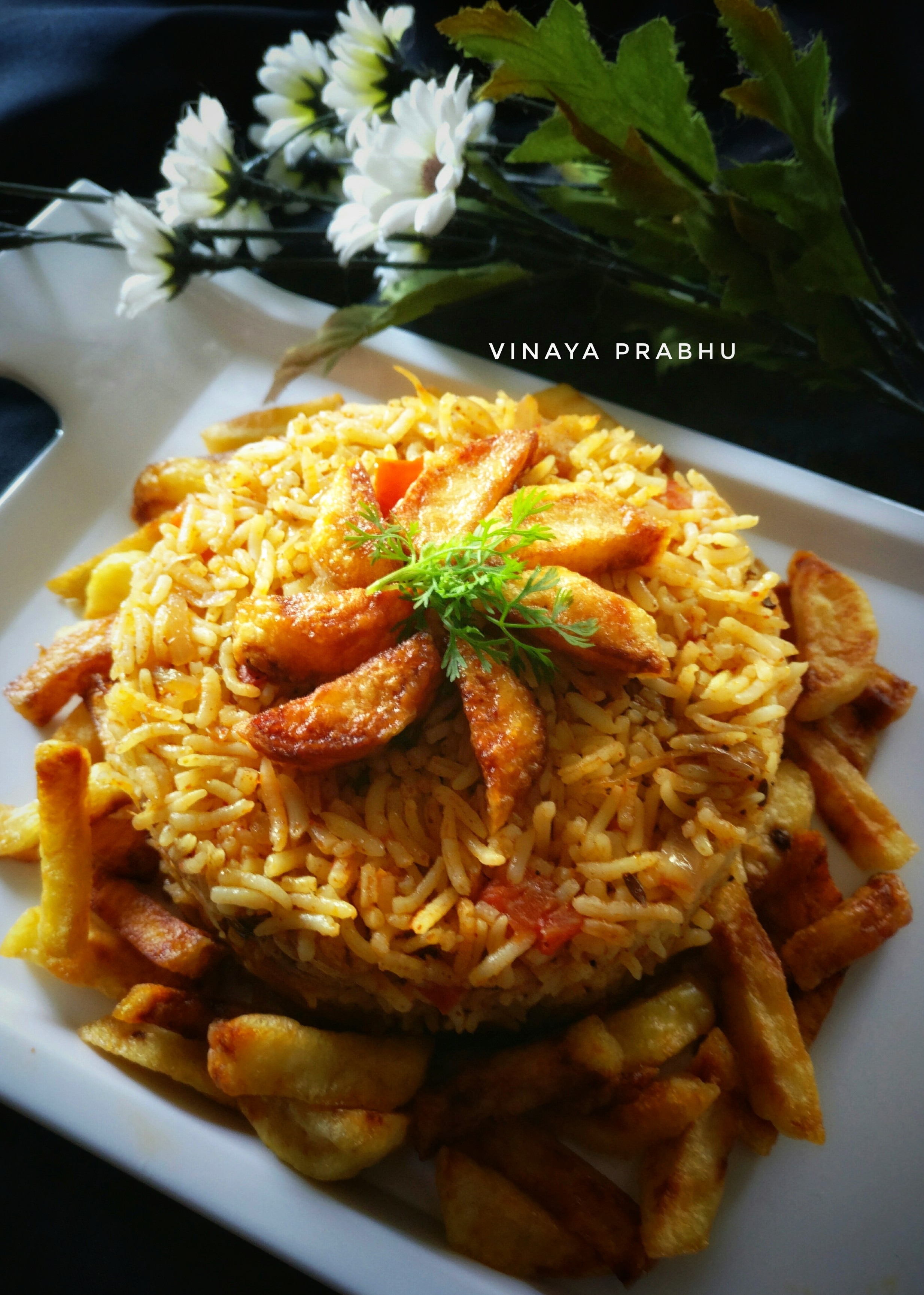 Potato Rice Recipe – Vinaya's Culinary Delights