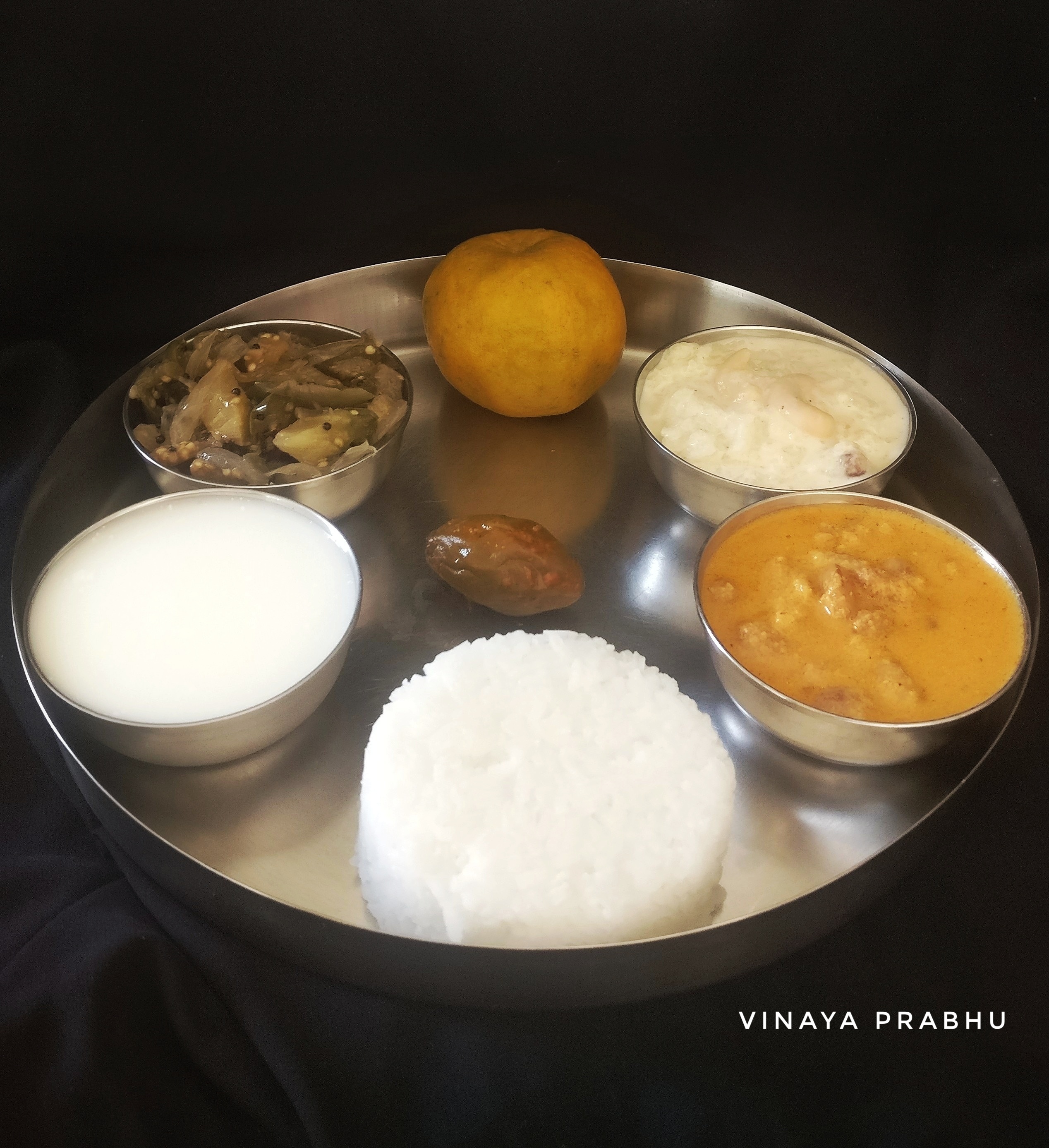 Thali Meal – 52 – Vinaya's Culinary Delights
