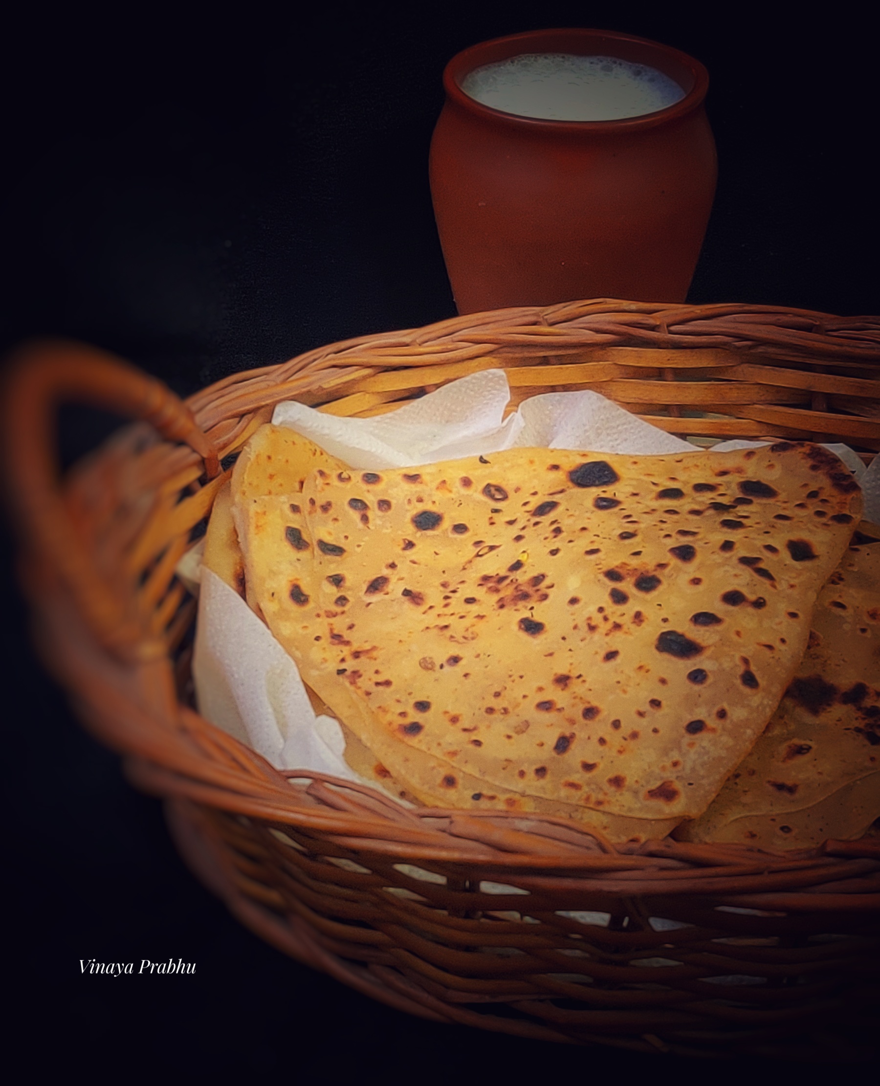 Milk Parathas – Vinaya's Culinary Delights